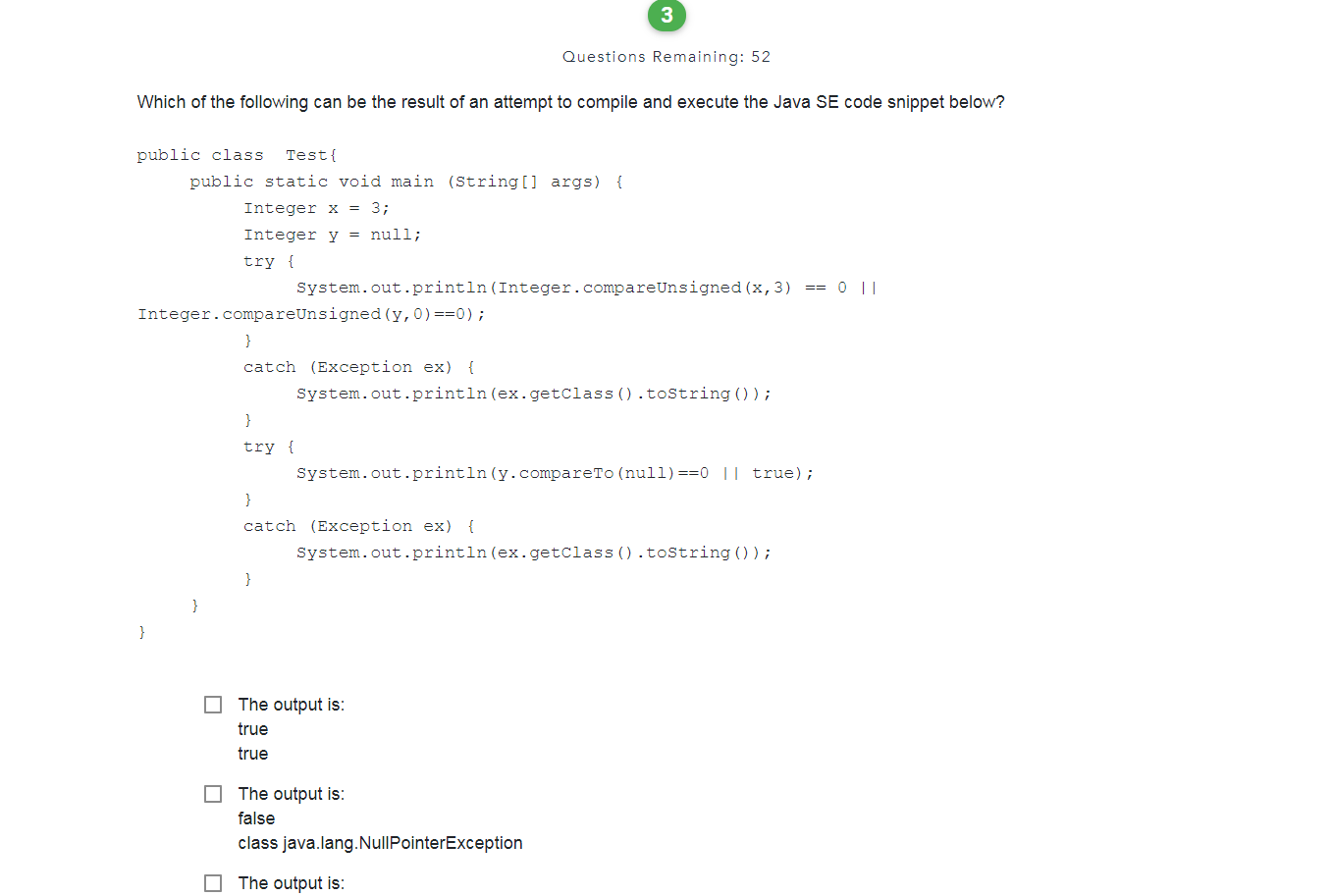 IKM-Java SE 8评估测试题挑战，测测你的基础水平_ikm测试-CSDN博客