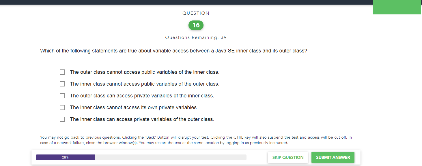 IKM-Java SE 8评估测试题挑战，测测你的基础水平_ikm测试-CSDN博客
