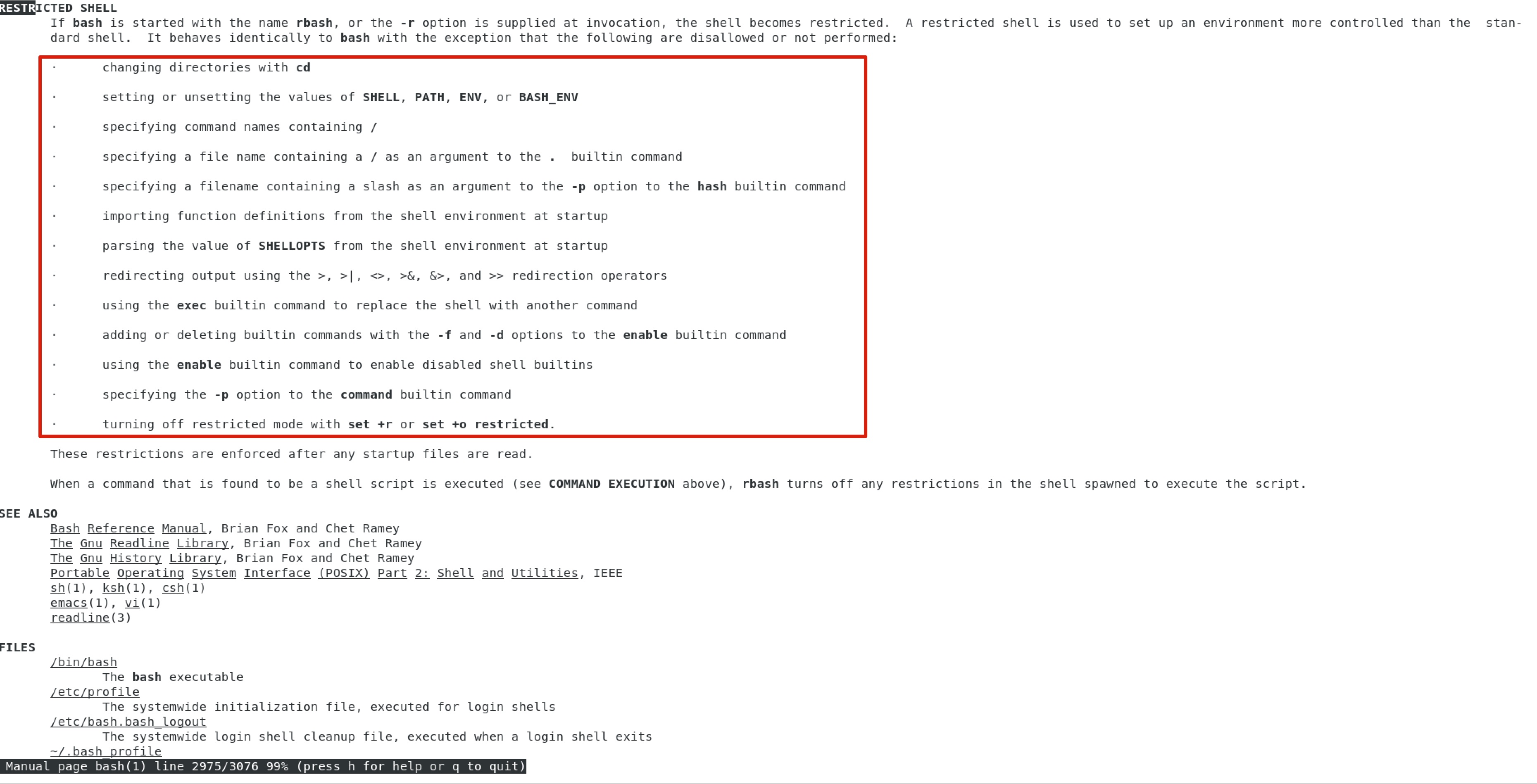 Linux通过环境变量限制用户能执行的命令_bash: cd: restricted-CSDN博客