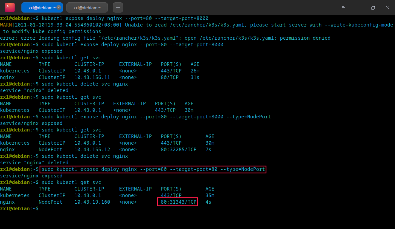 K8s暴露nginx Nodeport端口命令：expose暴露端口使用示例 Kubectl Expose Nginx Csdn博客