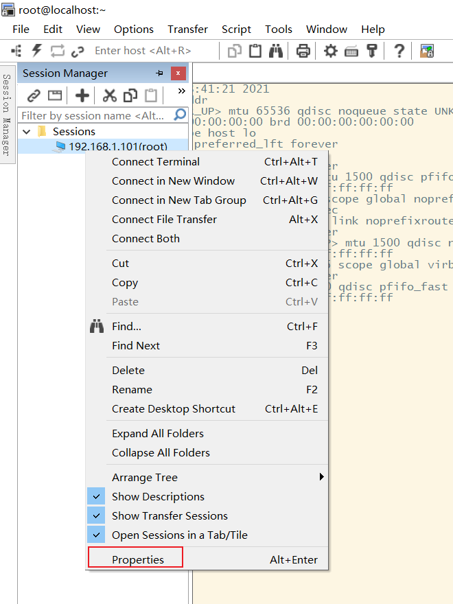 SecureCRT软件的使用_用securecrt分别登录两个节点,对cpu、内存、操作系统内核、ip地址设置、磁盘分区-CSDN博客