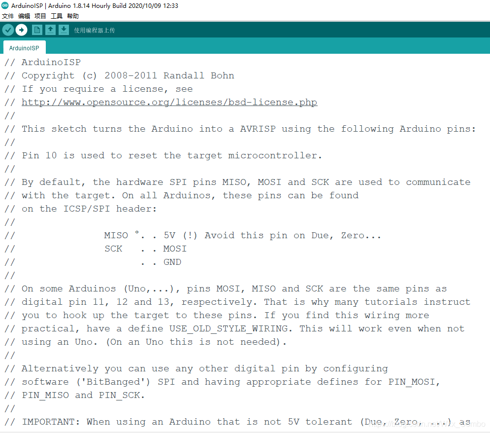 使用arduino烧写 Arduino Bootloaderarduino Bootloader烧写 Csdn博客