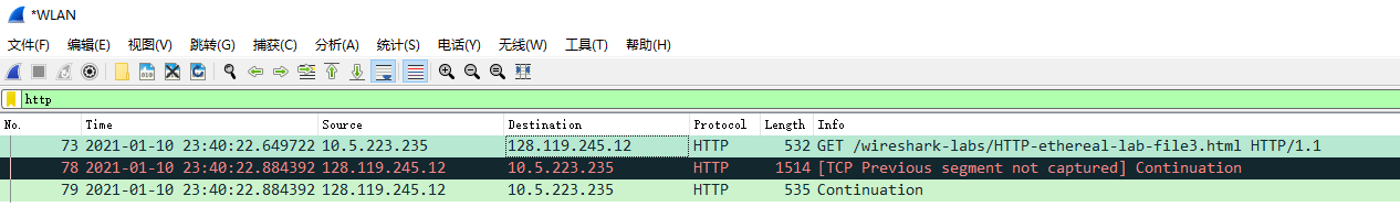 Wireshark 实验报告 (以太网帧、ARP、ICMP、TCP、HTTP、DNS)_使用wireshark分析以太网帧实验总结-CSDN博客