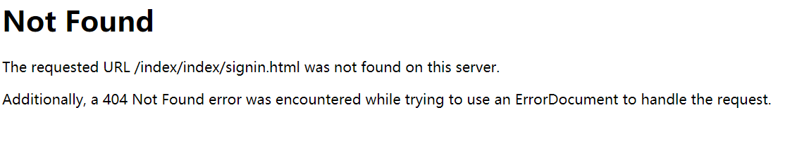 ThinkPHP报错The requested URL /index/index/xxx.html was not found on this server._thankphp the ...