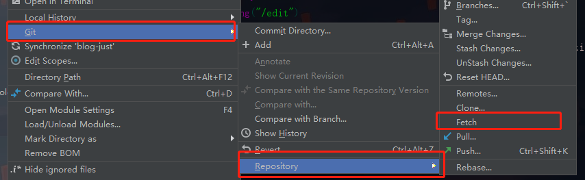 获取远程git分支-idea_idea git 从remote检出分支-CSDN博客