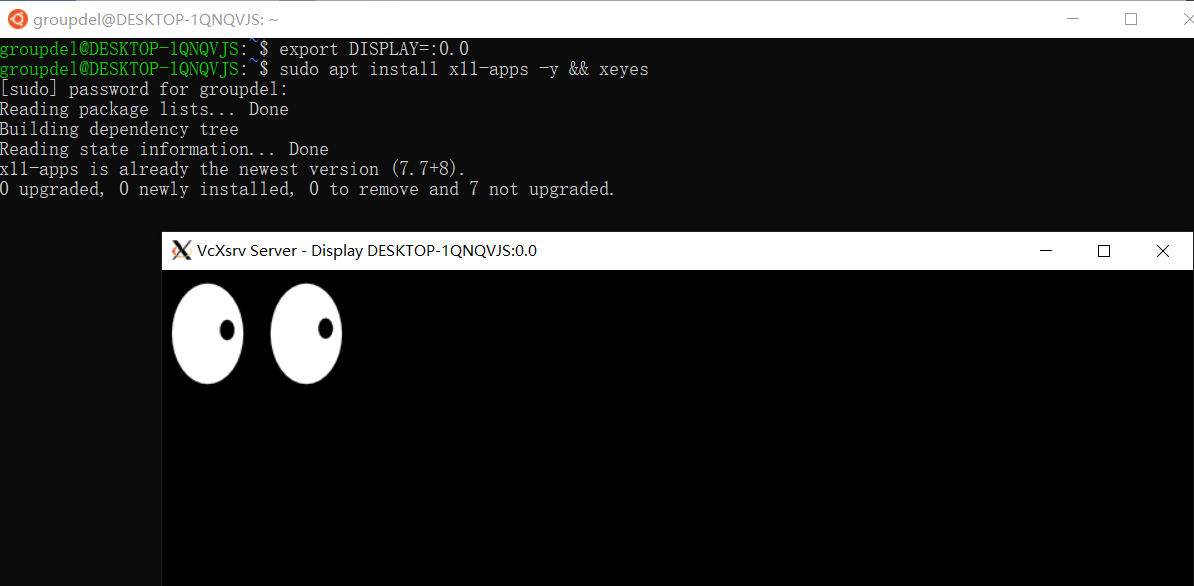 win10下配置Ubuntu环境_x11-apps-CSDN博客