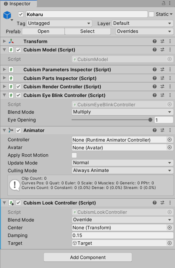 Unity Live2D 模型视线跟随鼠标/物体 Lookat组件学习使用_live2d软件自动追踪-CSDN博客