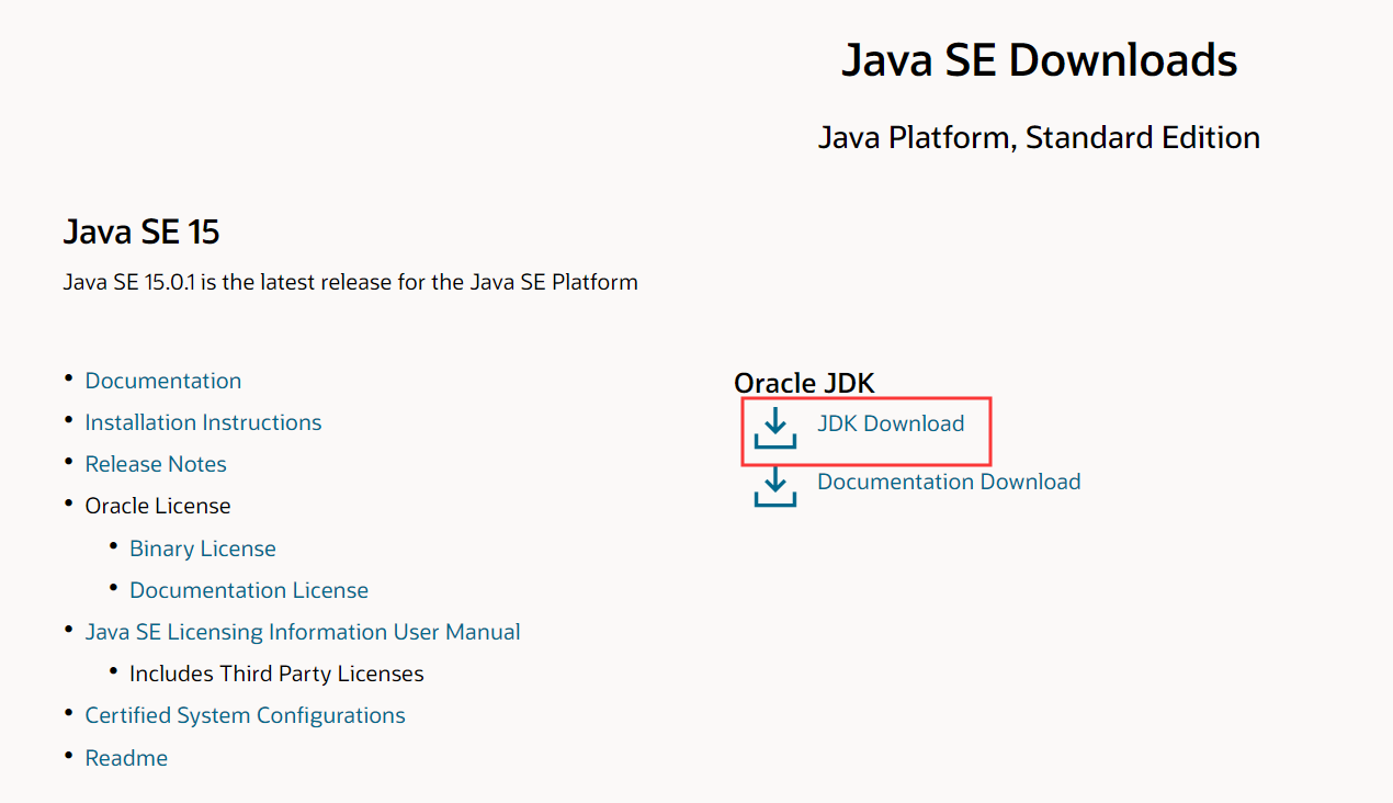 JDK15的下载安装(下载慢问题)+环境变量配置_jdk15国内下载-CSDN博客