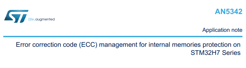 STM32 H743 ECC内存相关使用说明笔记_stm32 ecc-CSDN博客