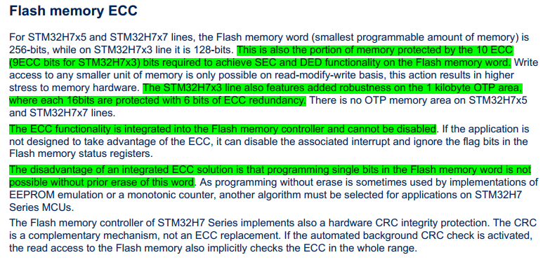 STM32 H743 ECC内存相关使用说明笔记_stm32 ecc-CSDN博客