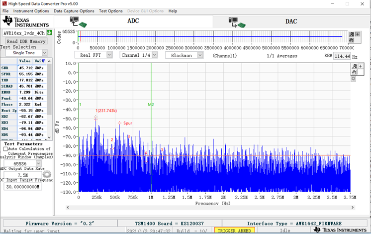 TI AWR1642学习笔记7 TSW1400采集原始数据-CSDN博客