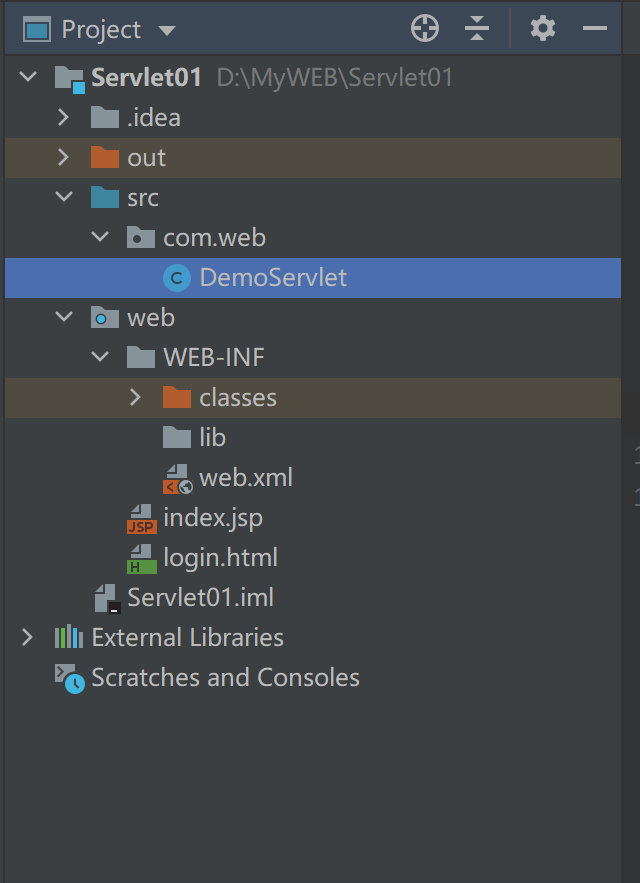 教程 - IDEA创建Servlet以及使用Html网页请求Servlet（零基础上手）_servlet项目html写在哪-CSDN博客