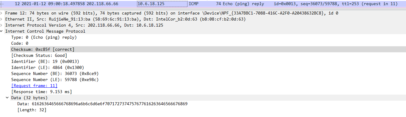 Wireshark 实验报告 (以太网帧、ARP、ICMP、TCP、HTTP、DNS)_使用wireshark分析以太网帧实验总结-CSDN博客