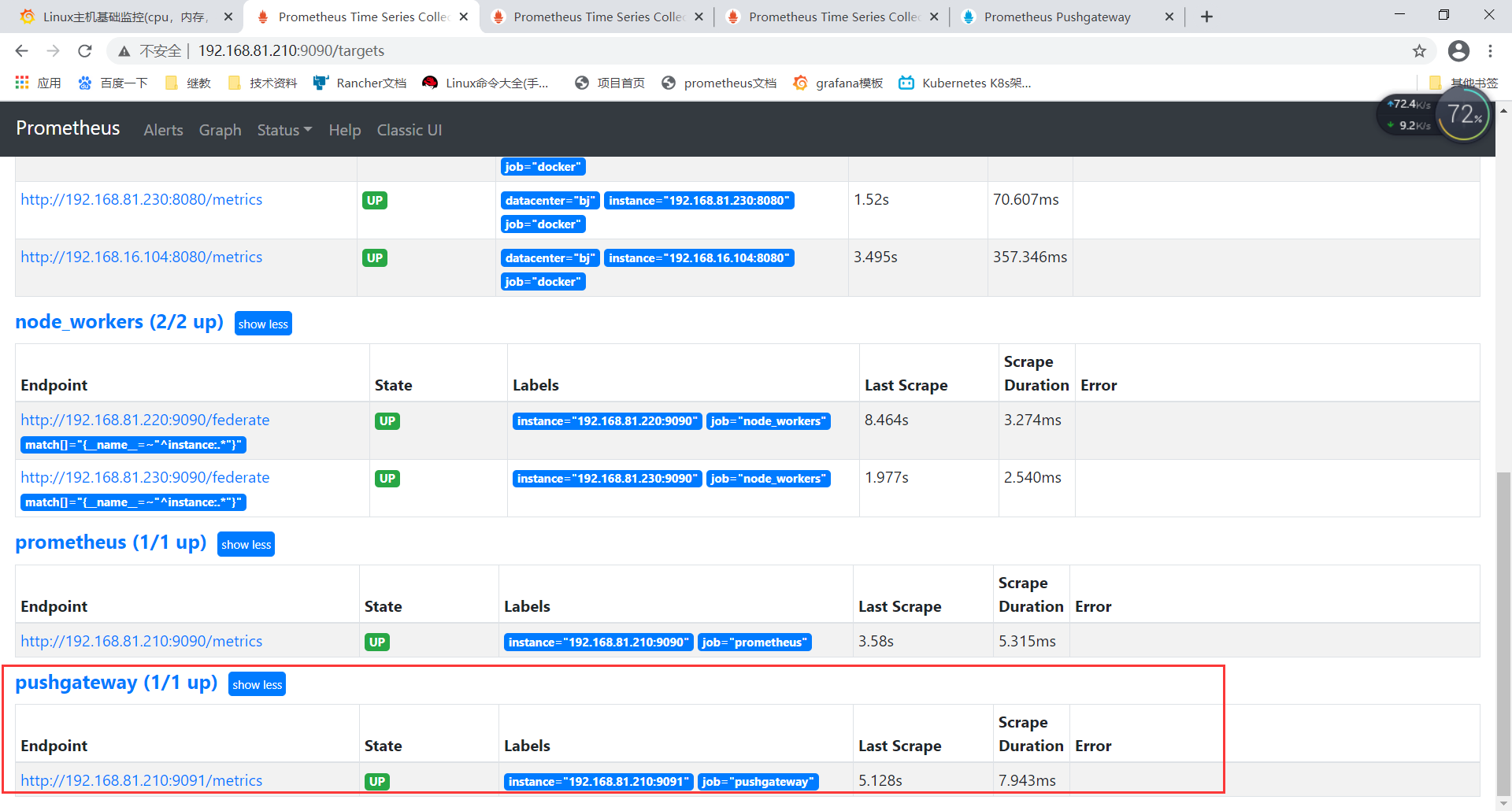 prometheus实现pushgateway网关配置_prometheus gateway-CSDN博客