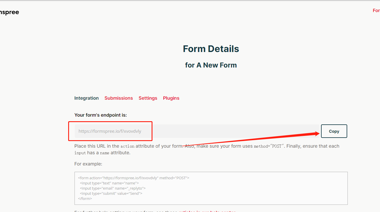 前端实现发送邮件功能（Formspree）-CSDN博客