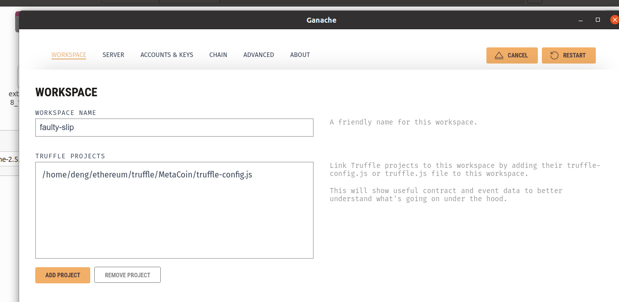 使用ganache添加TRUFFLE PROJECTS出现Could not find ‘node‘. Node.js_could not find node.js. this will ...