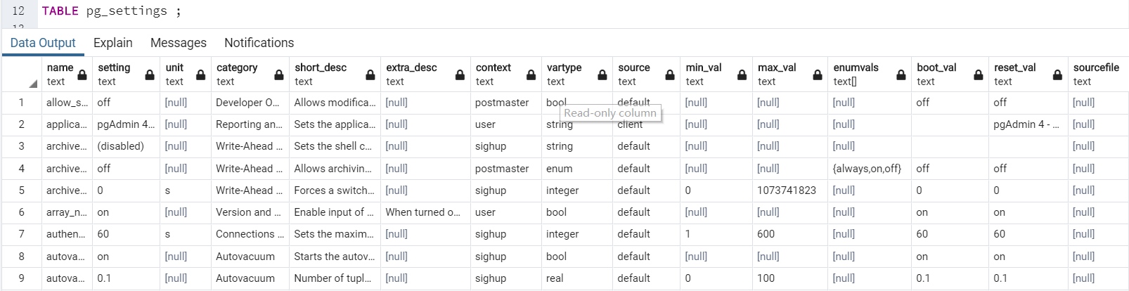 设置并查看Postgres 配置参数_查看pg参数-CSDN博客