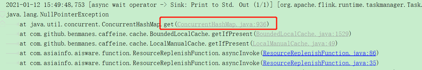 FAQ：空指针报错 java.util.concurrent.ConcurrentHashMap.get(ConcurrentHashMap.java:936)_java.lang ...
