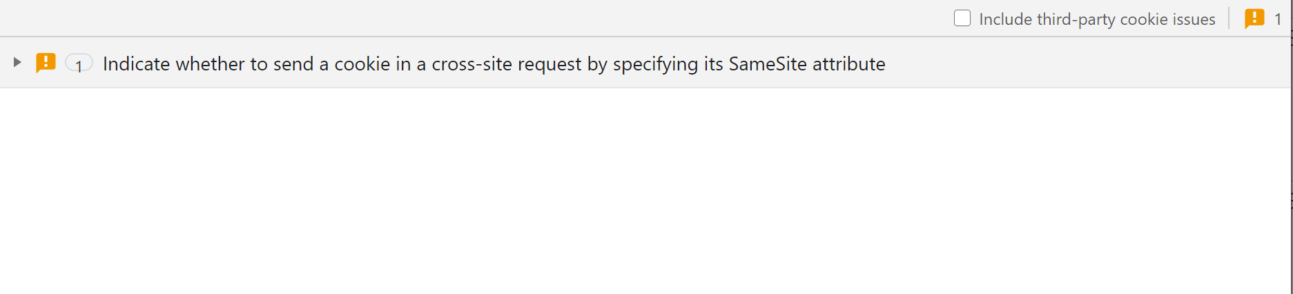 Indicate whether to send a cookie in a cross-site request by specifying its SameSite attribute ...