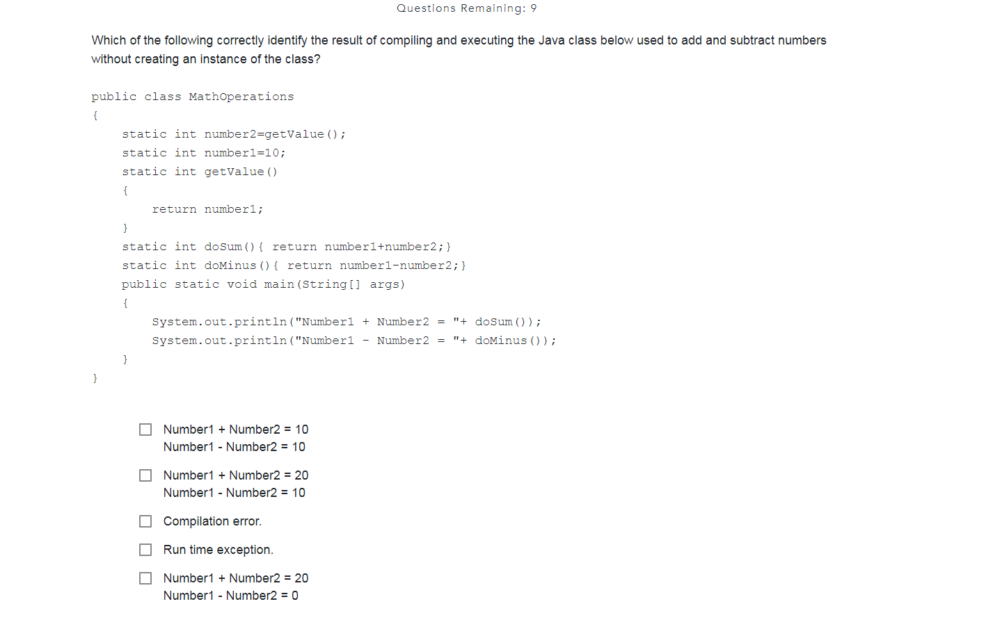 IKM-Java SE 8评估测试题挑战，测测你的基础水平_ikm测试-CSDN博客