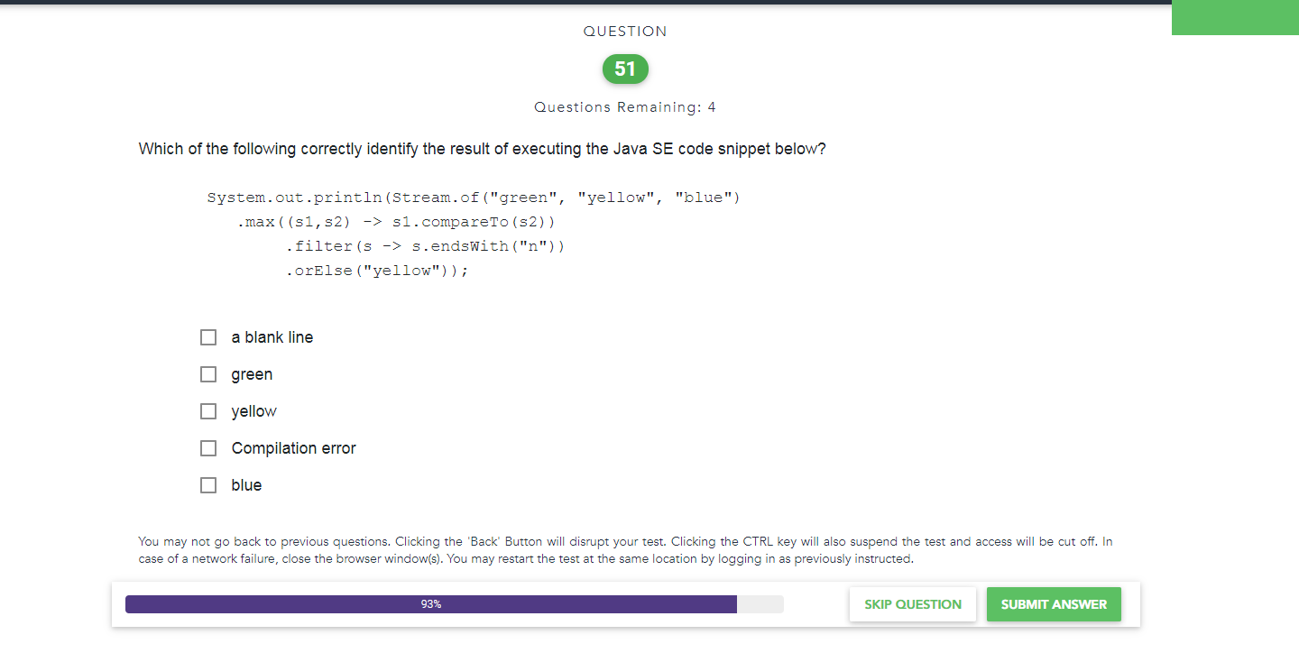 IKM-Java SE 8评估测试题挑战，测测你的基础水平_ikm测试-CSDN博客