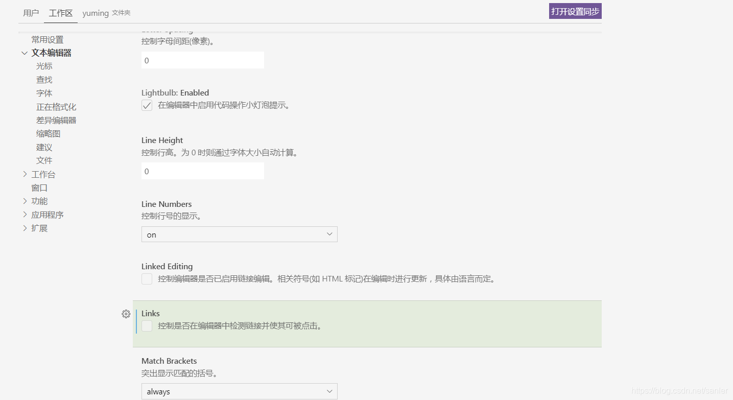 关闭vscode链接检查,去掉vscode 编辑器的链接下划线vscode取消链接下划线代码 Csdn博客 6804