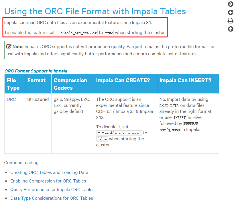 Impala使用ORC文件格式_impala orc-CSDN博客