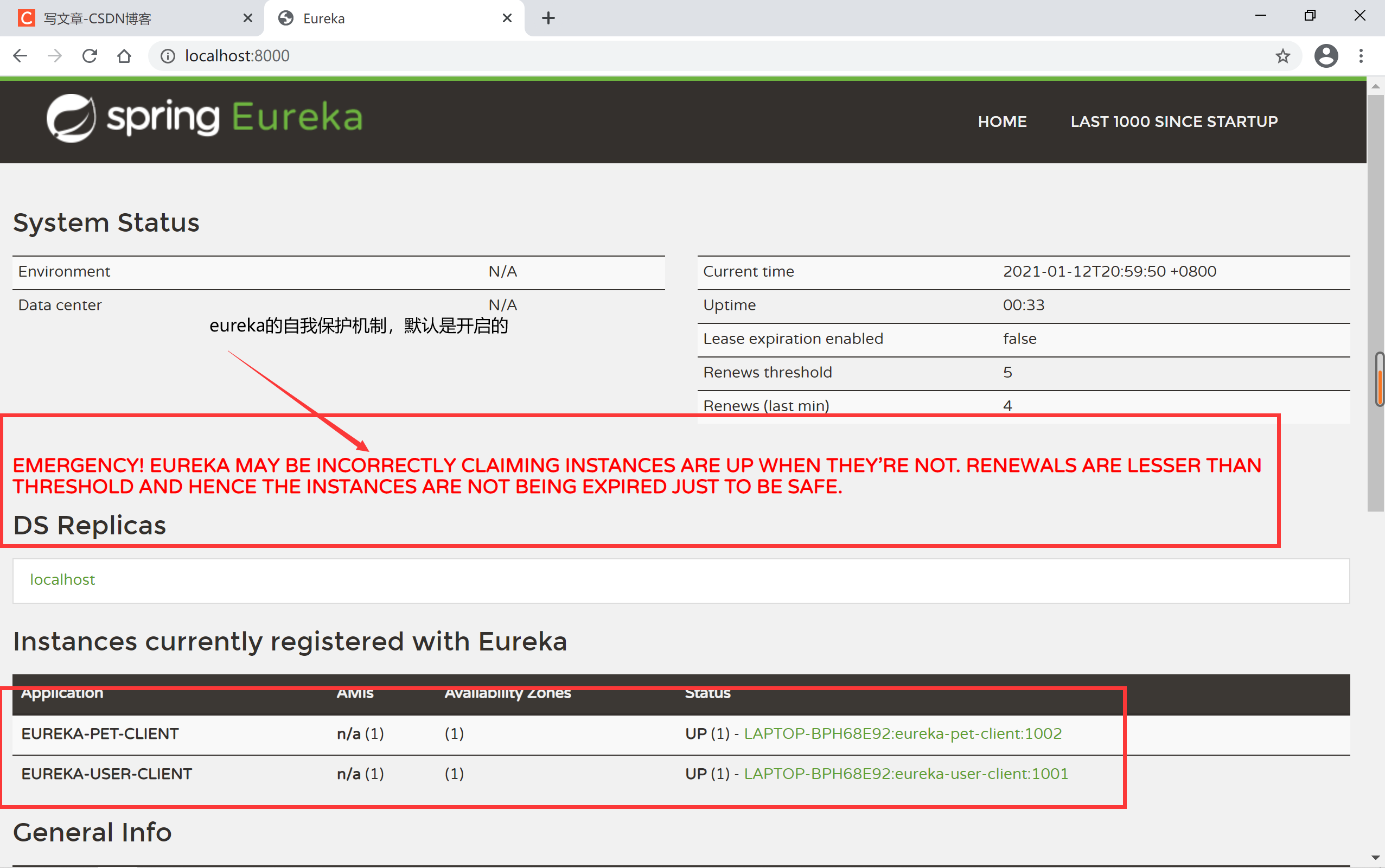 springCloud的Eureka+Feign实现两个微服务之间的调用_其他服务调用feign-CSDN博客