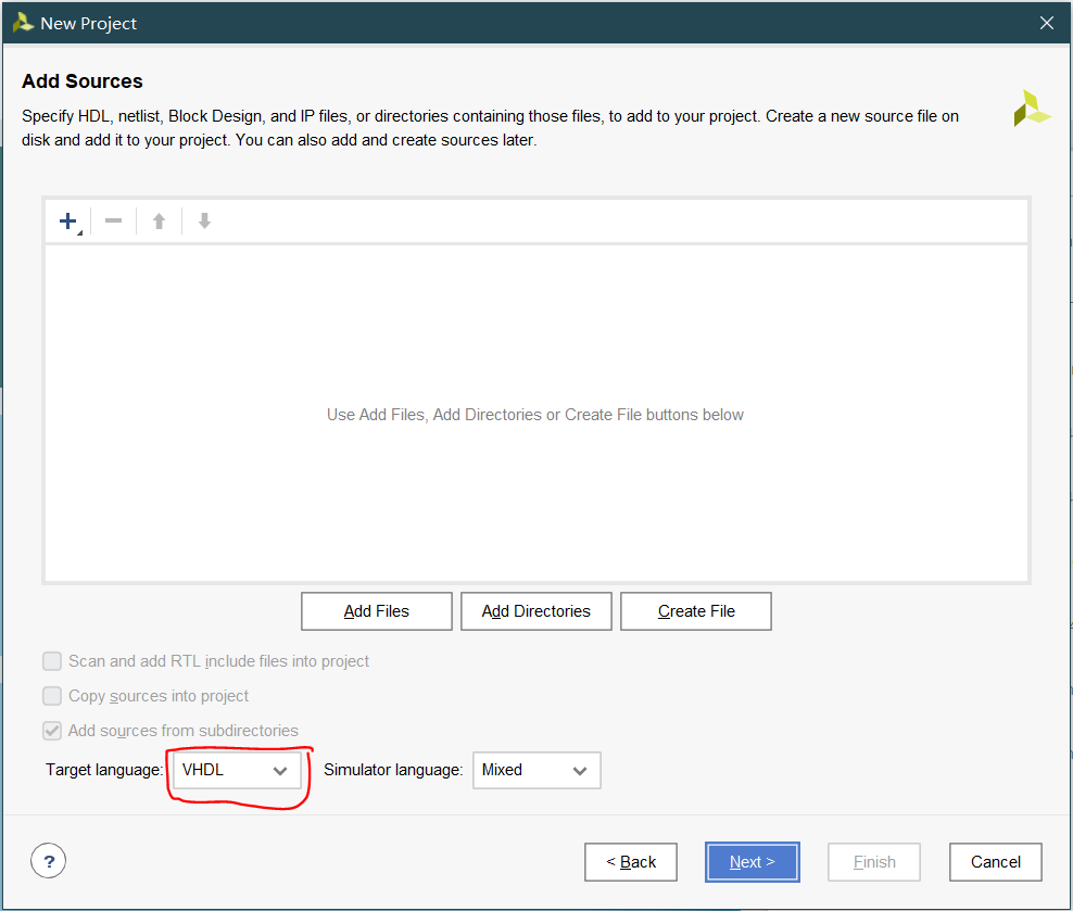 新建VHDL的Vivado工程_vivado软件的project setting在哪儿-CSDN博客