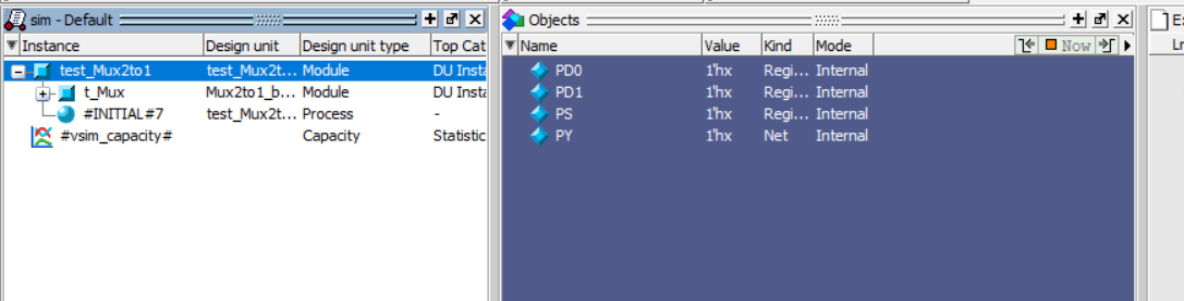 modelsim仿真遇到objects无内容的解决方法【新手记录自己遇到的问题】_modelsim objects什么都没有-CSDN博客