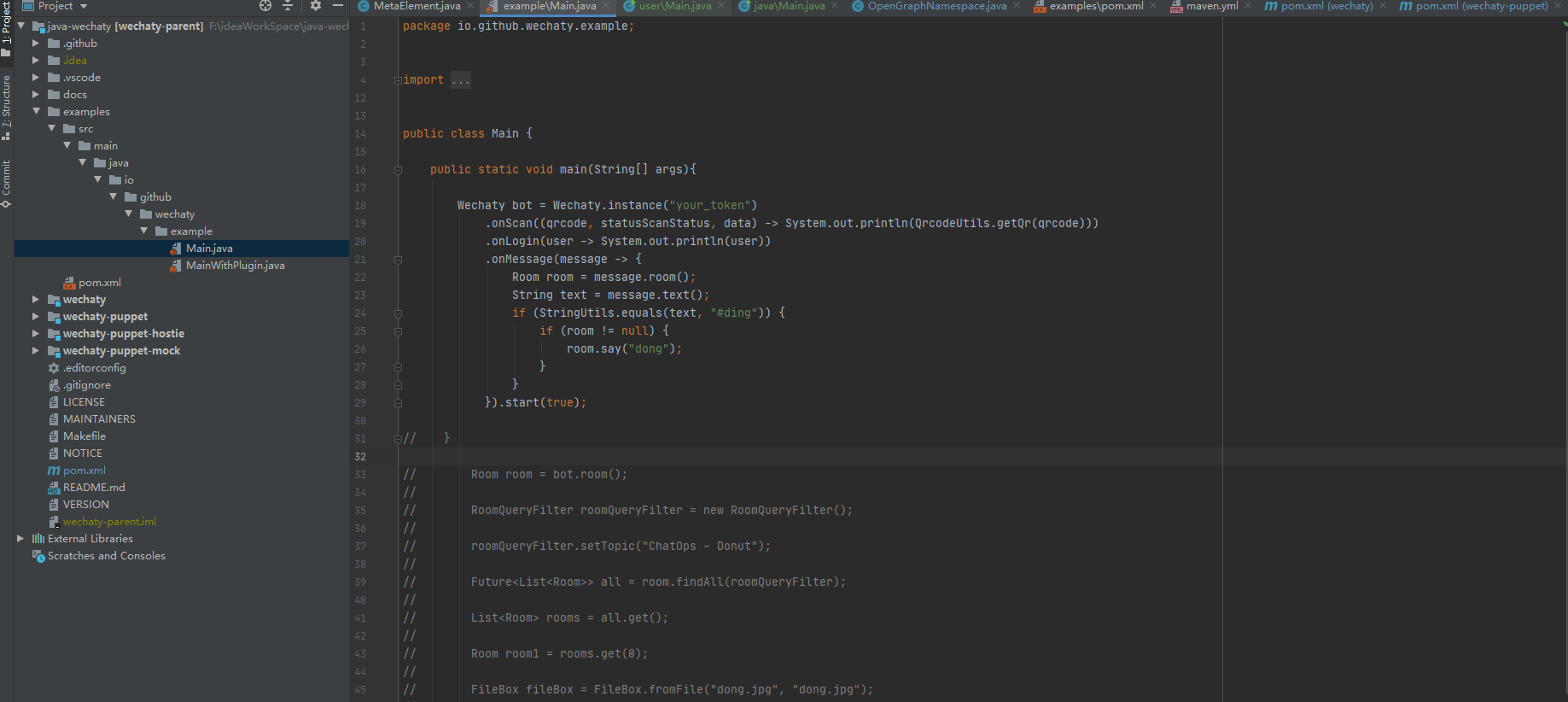 WeChaty 实现企业微信机器人_wechaty 企业微信-CSDN博客