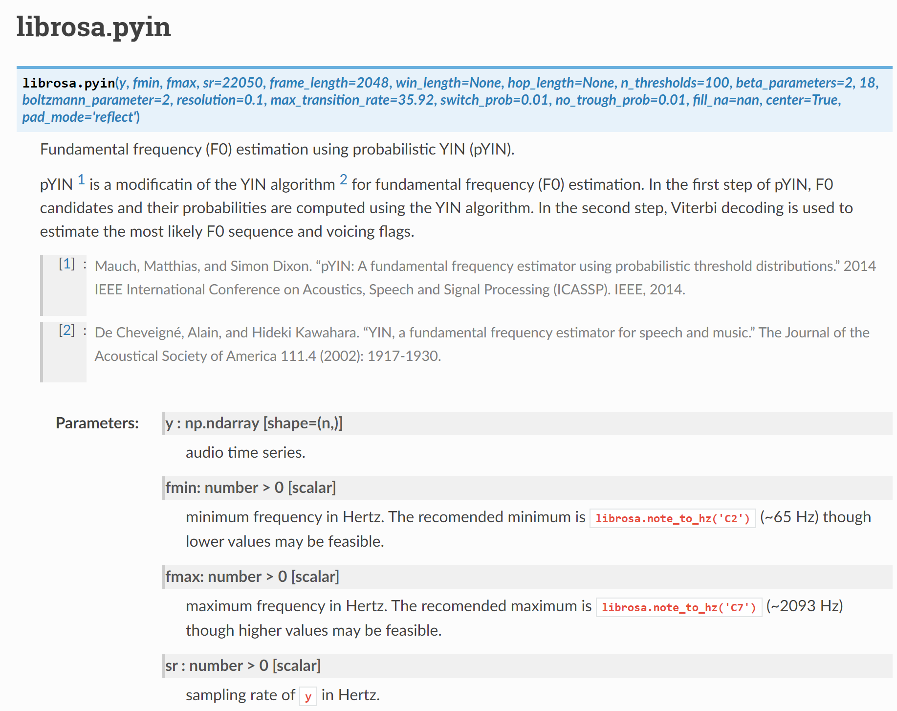 声学参数-基频-Librosa标准: 基频的文字定义和用librosa提取wav文件基频_ruclion的博客-CSDN博客