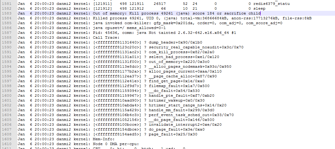 记一次jvm内存溢出排查_killed process 26477, uid 0, (java) total-vm:60667-CSDN博客