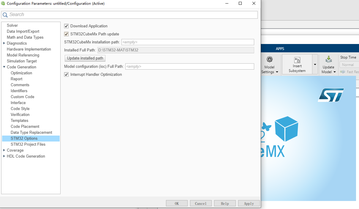 simulink转stm32代码(1)配置环境 stm32-mat stm32CubeMx-CSDN博客