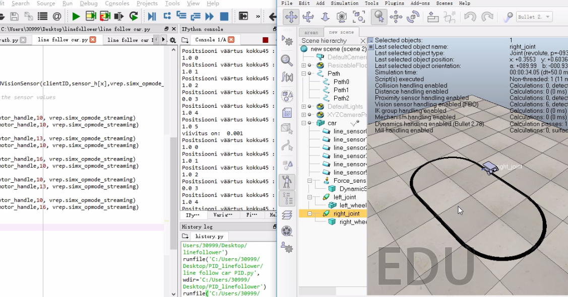 V-rep 仿真与python远程控制_寻迹小车仿真软件-CSDN博客