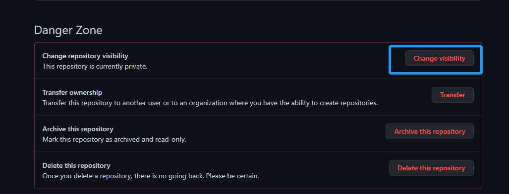 github private仓库转为public_github项目是private变public-CSDN博客