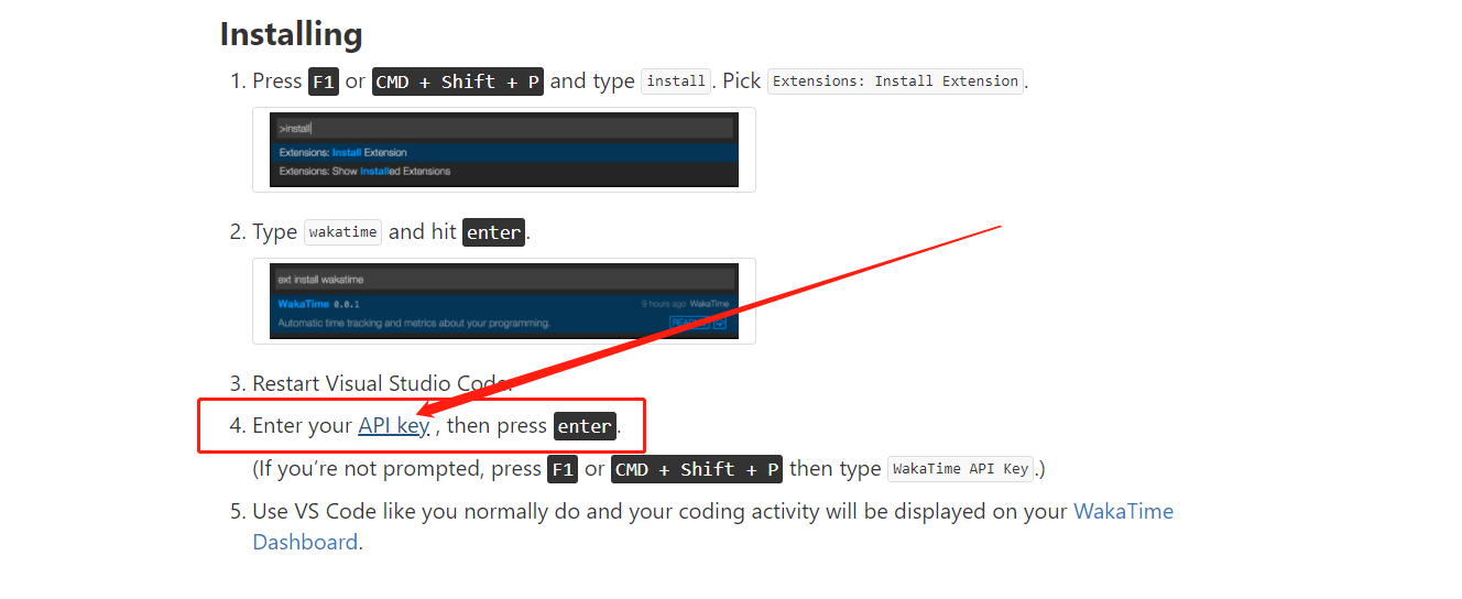 如何获取vs code中插件Waka Time的API key_wakatime api key-CSDN博客