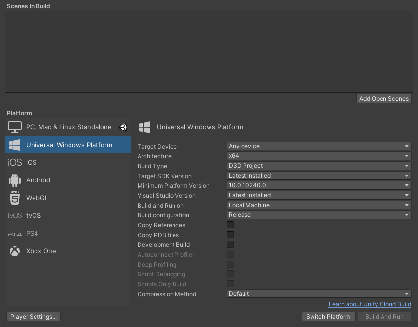 Unity 打包发布UWP 超详细_unity ump打包-CSDN博客