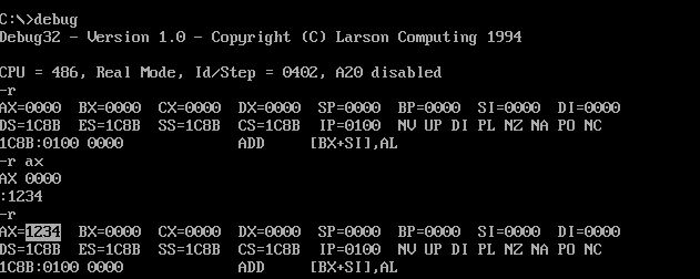 Debug常用指令和DOSBox使用步骤_dosbox怎么看代码段地址-CSDN博客