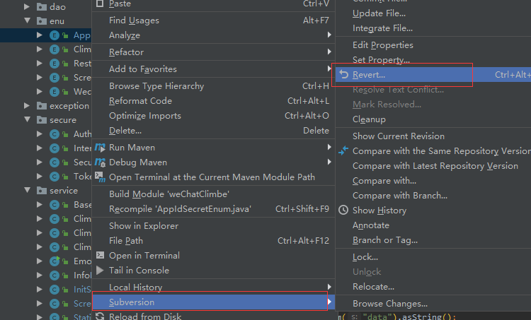 java项目整合SVN之后，误操作导致某个类是灰色状态，无法更新也无法提交。_idea svn 类变灰-CSDN博客