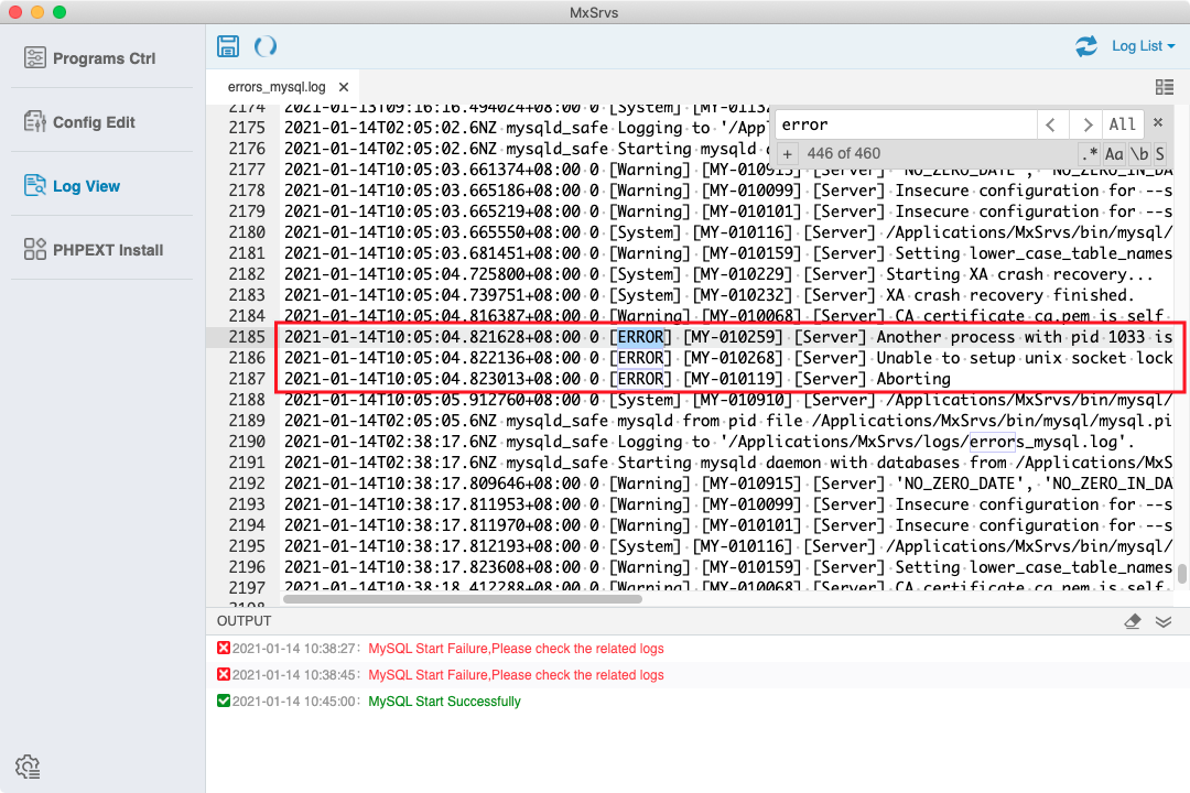 解决MySQL启动报错_another process with pid 9485 is using unix socket-CSDN博客