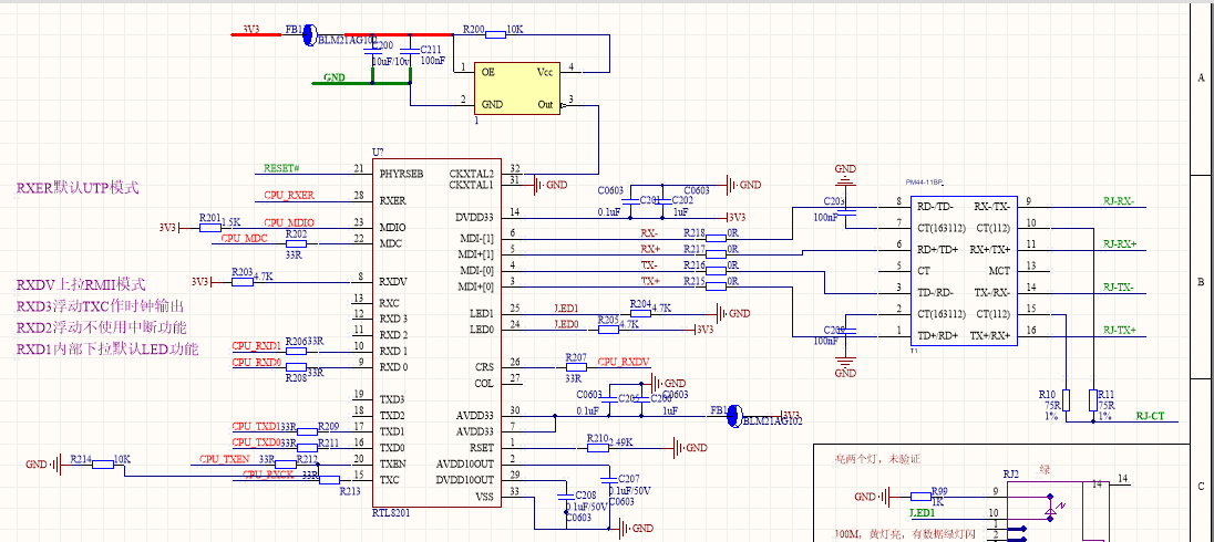 RTL-8201以太网芯片外围电路_rtl8201_飘过~的博客-CSDN博客