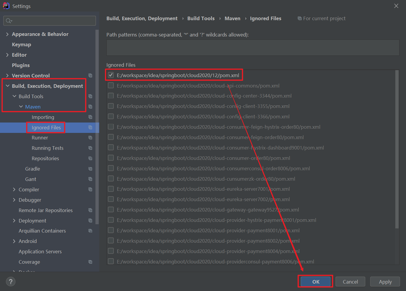 Error resolution: Create a previously deleted module with the same name, and the pom file is the ...