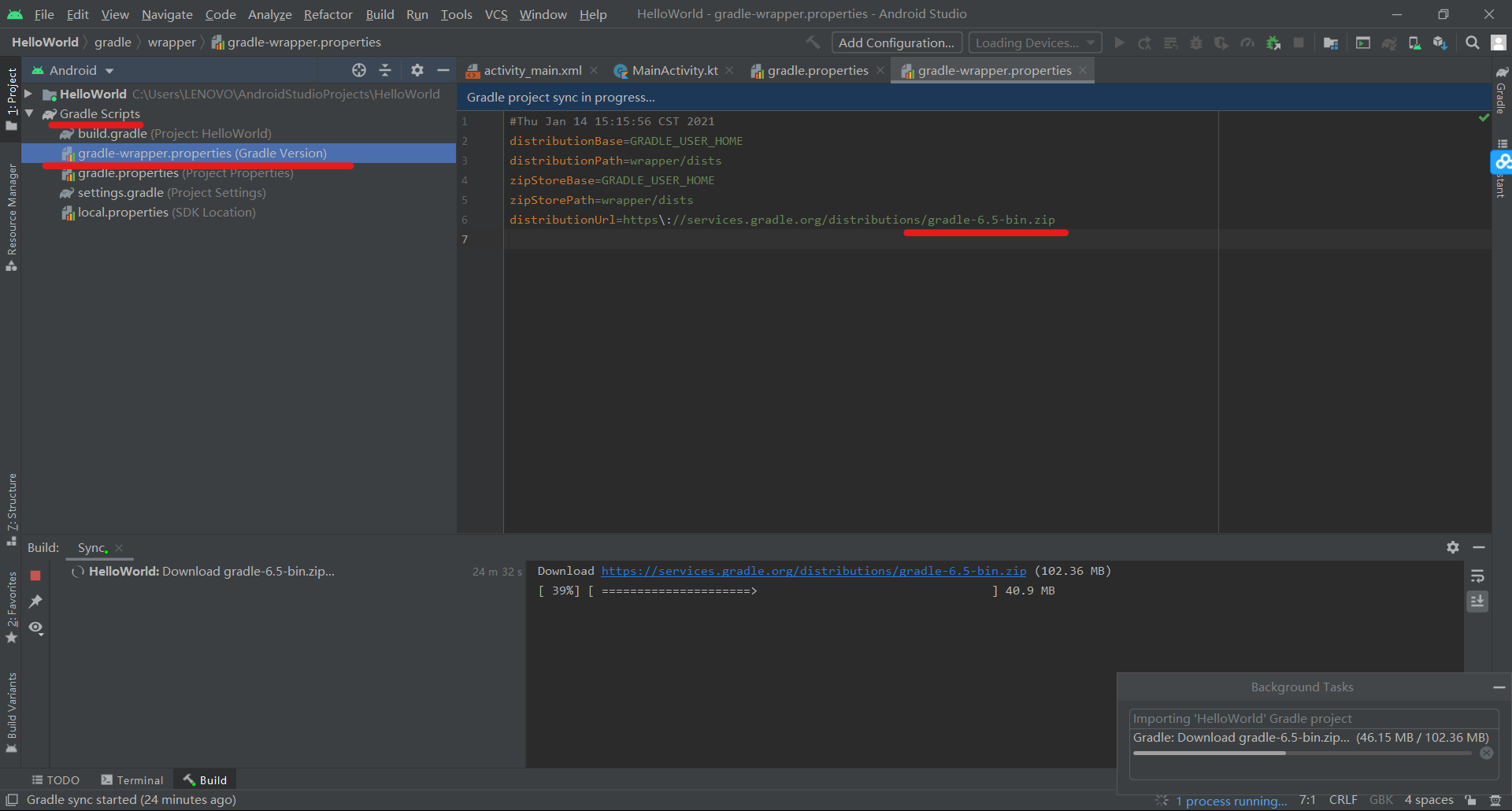 Android Studio problem Solution: Unable to find method 'org.gradle.api, Gradle's Dependency ...