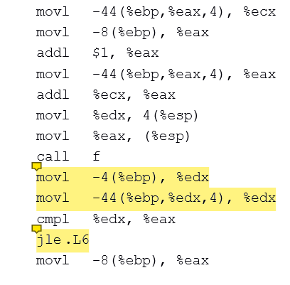 CSAPP第五次讨论课：参照汇编代码将 c 语言程序补充完整_汇编补全代码-CSDN博客