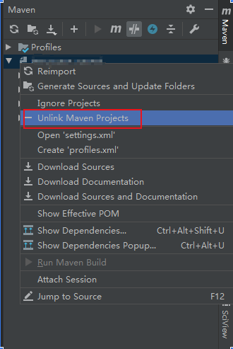 IDEA下SpringCloud项目UnlinkMavenProjects或Remove moudle如何重新加载到父工程_unlink maven projects-CSDN博客