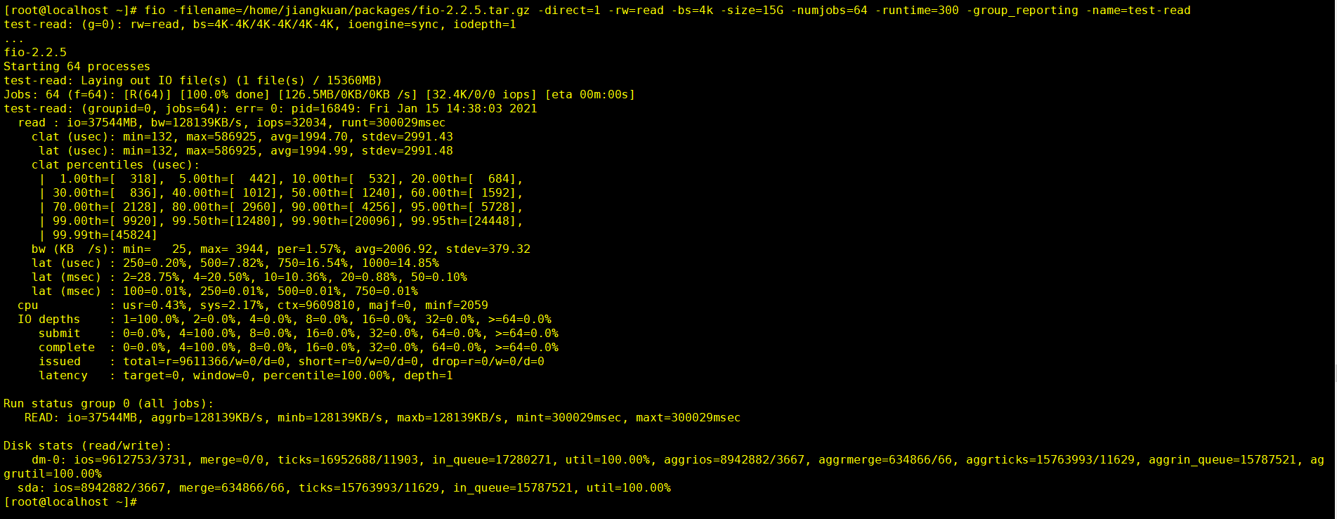 FIO安装与使用_fio-2.2.10-CSDN博客