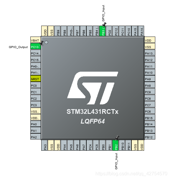 使用stm32cubemx新建小熊派的stm32l431rct6工程实现按键控制led(循环查询and外部中断)stm32l431rct6原理图 Csdn博客 1638