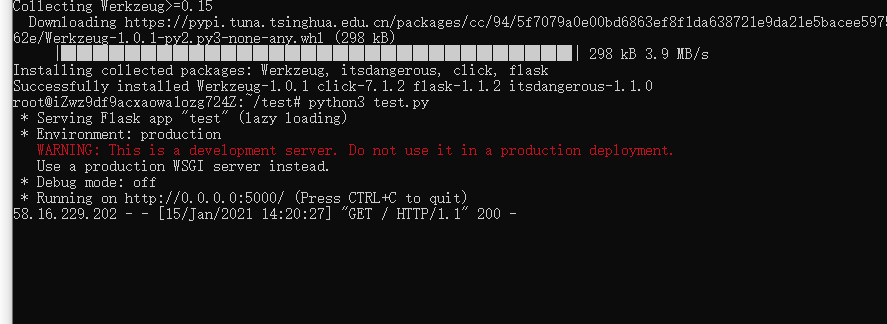 阿里云ECS部署python,flask项目，简单易懂，无需nginx和uwsgi_不用nginx怎么布置python项目-CSDN博客